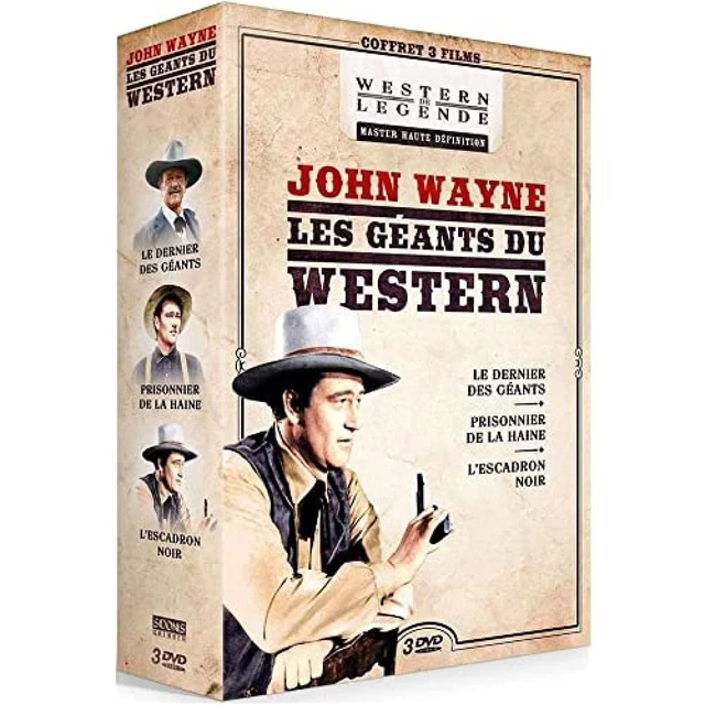 LES GÉANTS DU western : john wayne - coffret 3 films : le dernier des ...