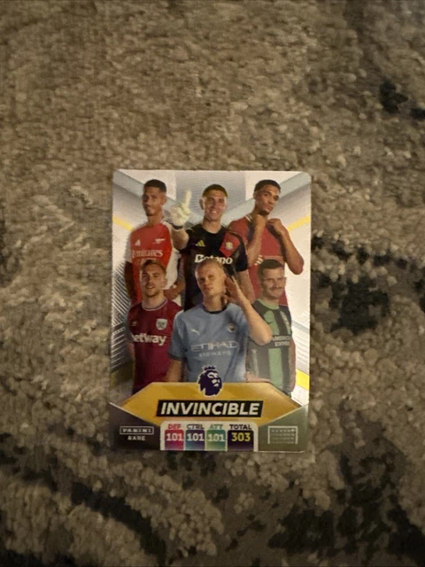 PANINI ADRENALYN XL Premier League 2025 Golden Baller Invincible Rare ...
