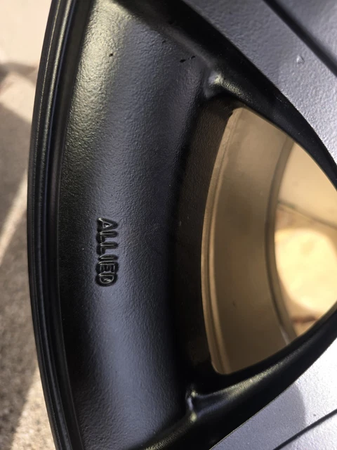 QTY 8, 16X8, 5x150 PCD, Neg 50 Offset, Allied Satin Black 4x4 Alloy ...