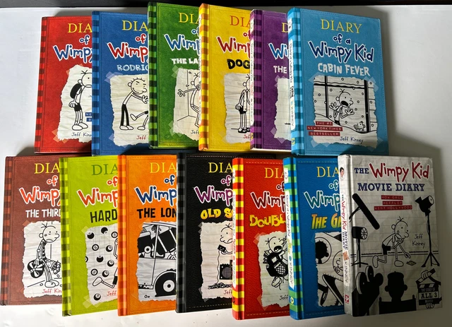 LOT OF 13 Diary of a Wimpy Kid Books Set 1-12 Plus Movie Diary (12 HC ...