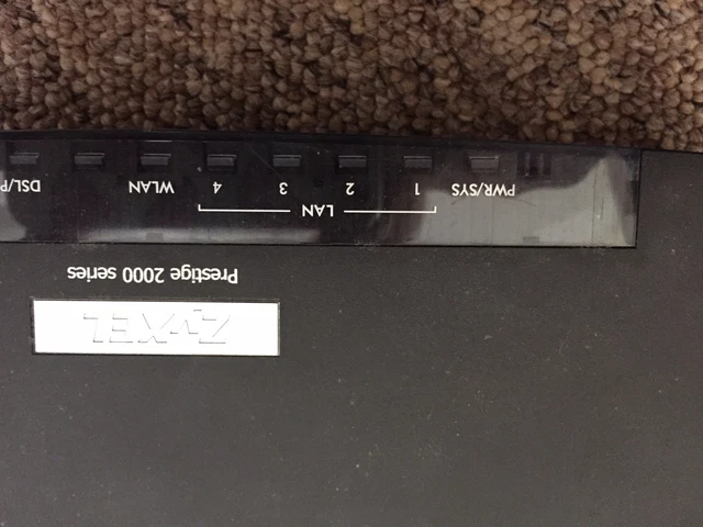 ZYXEL PRESTIGE 2000 Series 2602HW-61 ADSL VOIP IAD with 802.11g ...
