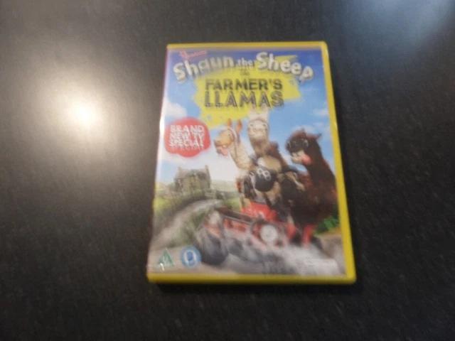 SHAUN THE SHEEP The Farmers Llamas DVD Family Adventure In Very Good ...