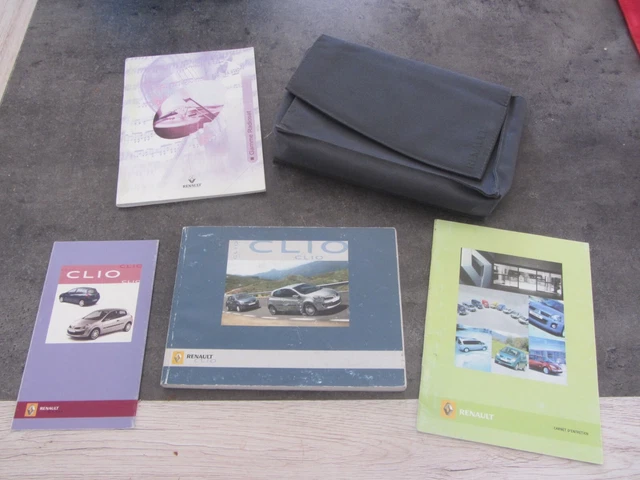 MANUEL CARNET D'ENTRETIEN RENAULT Clio EUR 12,00 - PicClick FR