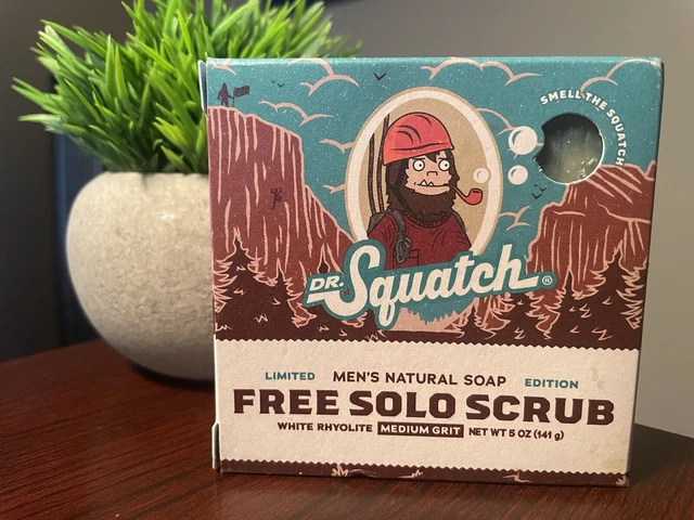 DR. SQUATCH FREE Solo Scrub Limited Edition Soap - 1 Bar 🧼 $9.00 - PicClick