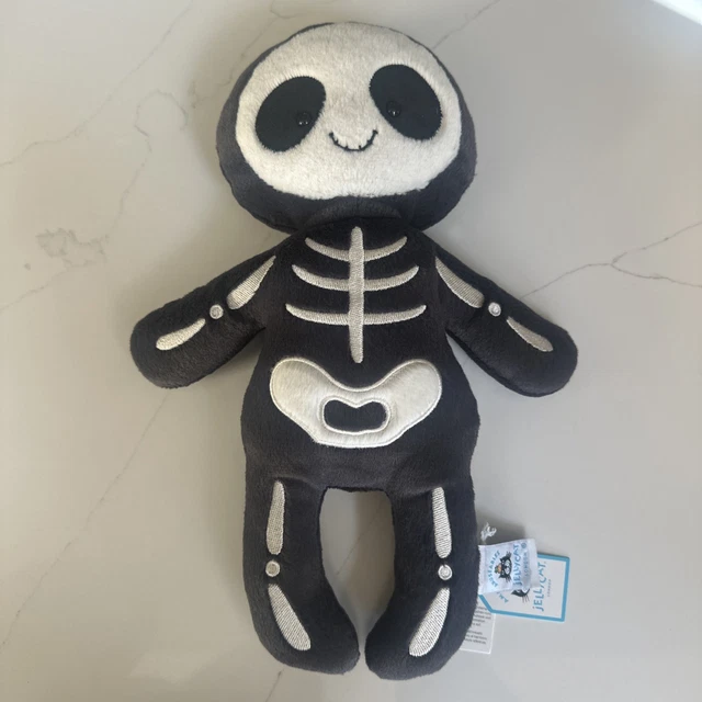 AUTHENTIC JELLYCAT FLUFFY Collectable Halloween Skeleton Bob £42.28 ...