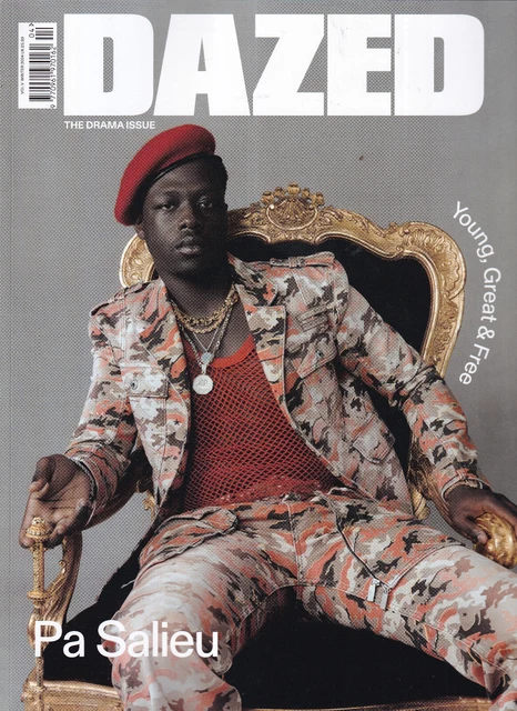DAZED MAGAZINE WINTER 2024 Pa Salieu Drew Starkey Mikey Madison Harris ...