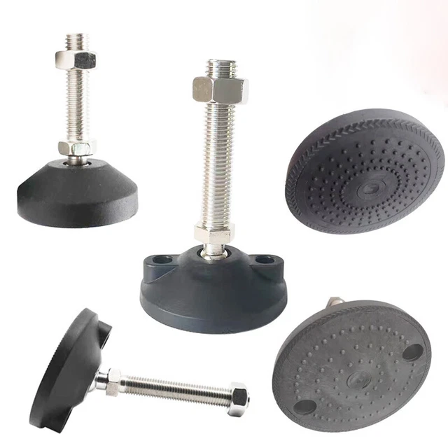 WEIGHT RATED TILTING Adjustable Feet, Screw In Threaded Feet, Levelling ...