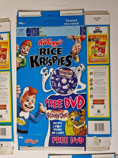 2005 KELLOGGS CEREAL Rice Krispies Scooby Doo PC CD Rom Games Set 4 ...