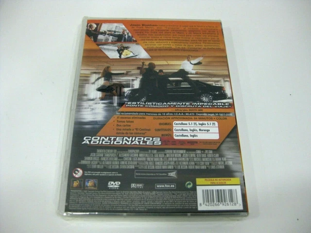 TRANSPORTER 2 DVD Jason Statham Alessandro Gassman Kate Nauta Scellé ...