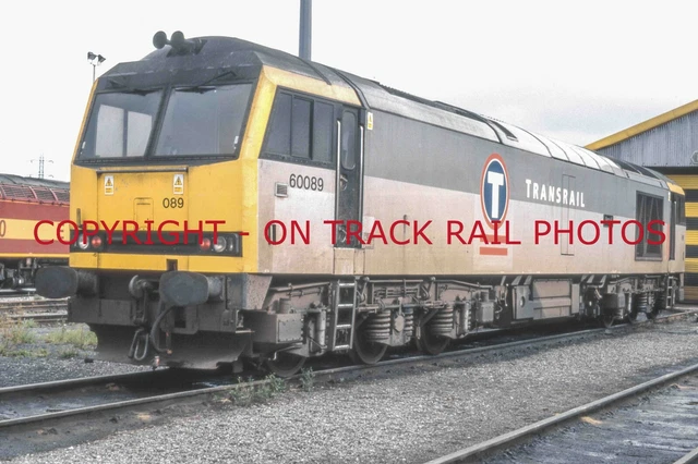 UK RAILWAY PHOTOGRAPH Of Class 60 60089. Rm60-770 £2.49 - PicClick UK