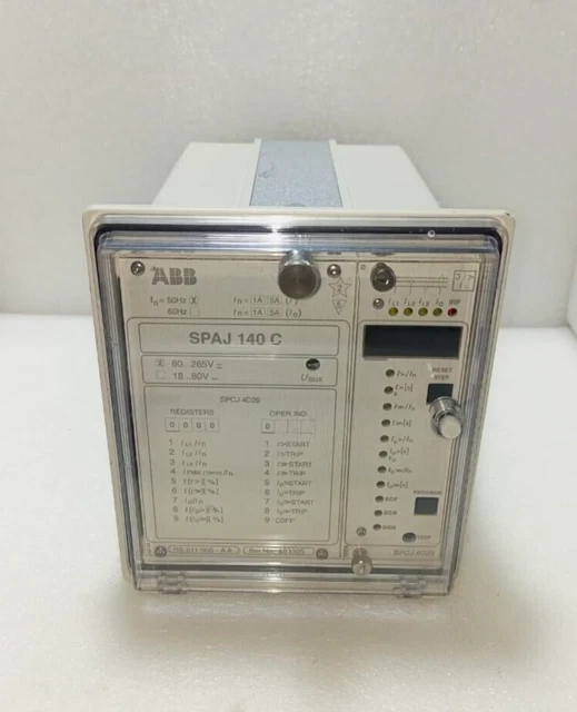 ABB SPAJ 140 C Overcurrent And Earth-Fault Relay SPCJ 4D29 RS 611 006 ...