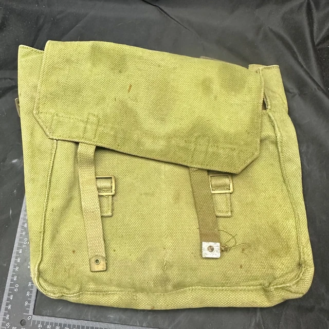 ORIGINAL WW2 BRITISH Army 37 Pattern Small Pack - Wartime Dated & Used ...