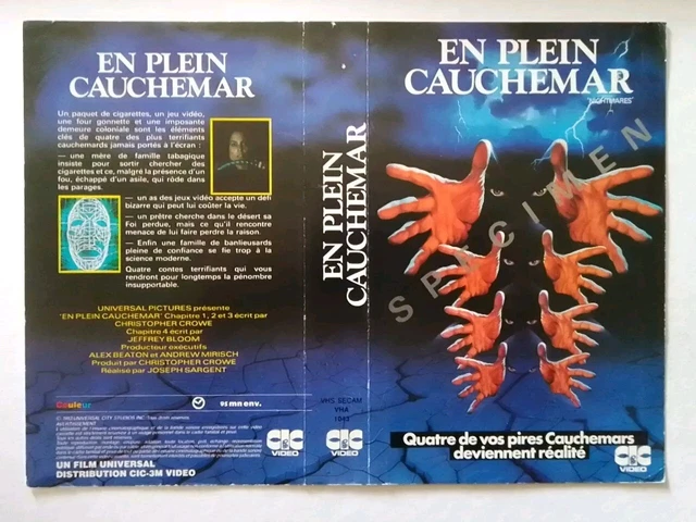 JAQUETTE VHS (SEUL) CIC En Plein Cauchemar EUR 4,00 - PicClick FR