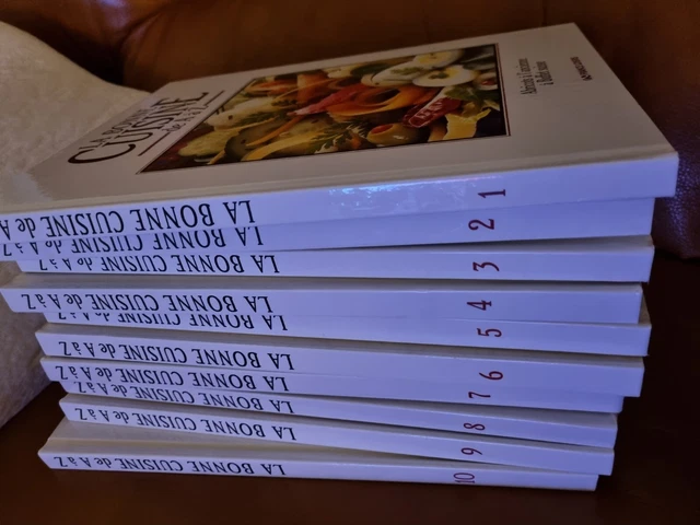 LA COLLECTION COMPLÈTE en 10 tomes de "LA BONNE CUISINE DE A à Z" France loisirs EUR 30,00 ...