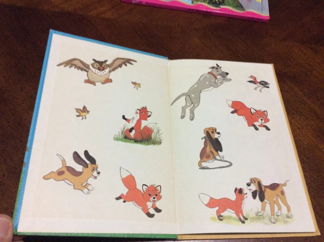 TOD AND COPPER from Fox & the Hound Disney Productions (1981 Hardcover ...