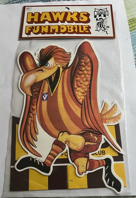 HAWTHORN HAWKS 1976 VFL Funmobile Mascot Collectable *NEW* $50.00 ...