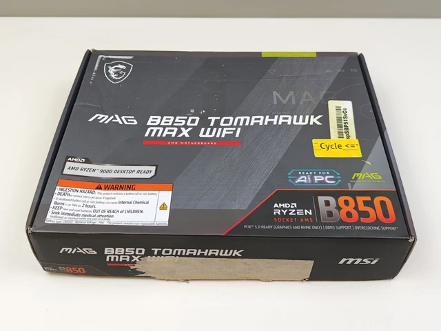 (READ) MSI MAG B850 TOMAHAWK MAX WIFI Motherboard, ATX - Supports AMD ...