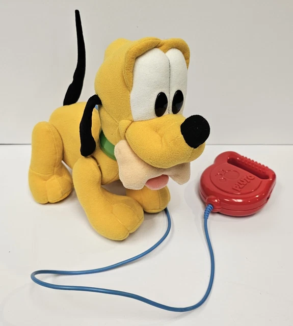 DISNEY PLUTO VINTAGE 1999 Fisher Walk And Wag Baby Plush Fully ...