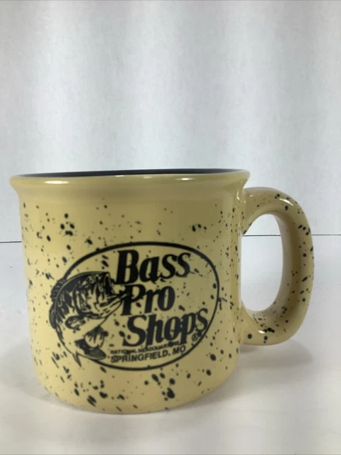 BASS PRO SHOPS®️ Yellow Speckled Soup Coffee Cup/Mug~Springfield, Mo $8 ...