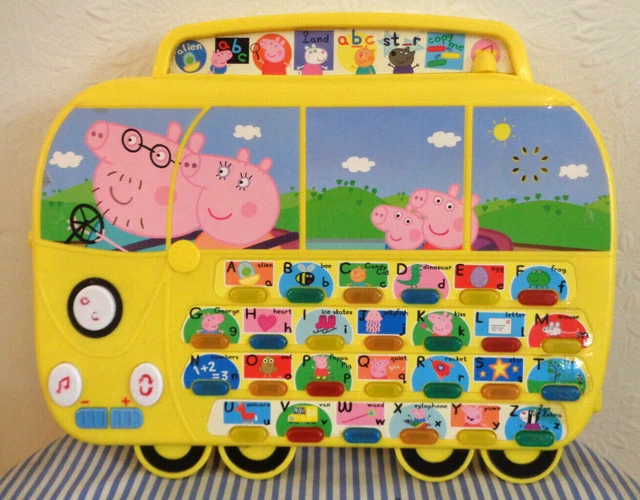 PEPPA PIG Fun Phonics ABC Spelling Letter Electronic Game camper van ...