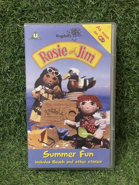 ROSIE AND JIM Summer Fun VHS Video Rare 2001 Citv Ragdoll Kids Tv Show ...