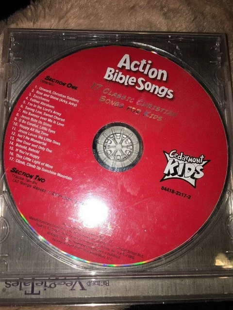 ACTION BIBLE CHANSONS Par Cedarmont Kids Christian CD 1994 Benson ...