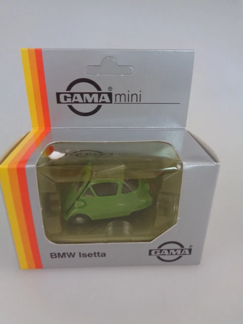 GAMA MINI 81150000 BMW Isetta grün 1:43 in OVP (7233) EUR 19,99 ...