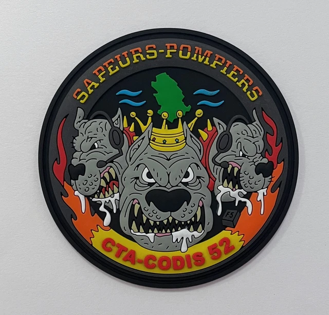 ÉCUSSON POMPIER SECURITE civile CTA CODIS SDIS 52 EUR 10,00 - PicClick FR