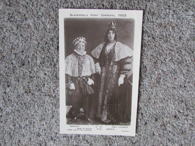 DOODLES FRED WALMSLEY Female Impersonator 1923 Blackpool First Carnival ...
