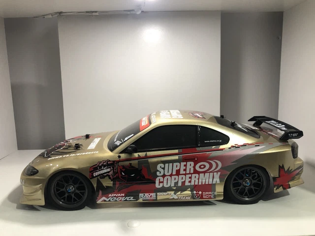 TAMIYA NISSAN SYLVIA S15 Coppermix TT02 Full Alloy/carbon Shelf Queen £ ...