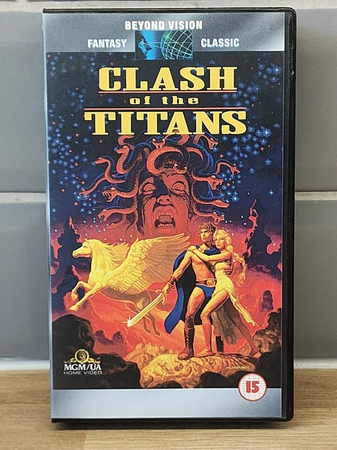 CLASH OF THE Titans Rare VHS Beyond Vision MGM Video Fantasy Classic Collectable £15.99 ...