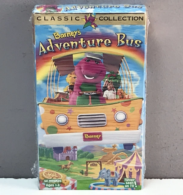 BARNEY’S ADVENTURE BUS Classic Collection VHS Video Tape RARE! Songs ...