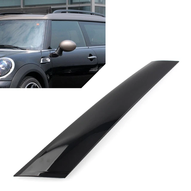 GLOSSY BLACK FRONT Side Windshield A Pillar Trim For Mini Cooper R55 ...