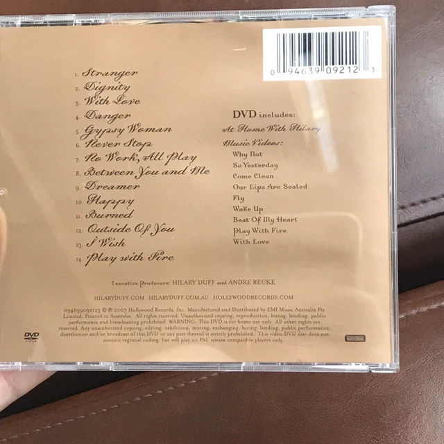 HILARY DUFF CD Rare Dignity DELUXE EDITION BONUS DVD EXTRA TRACKS ...