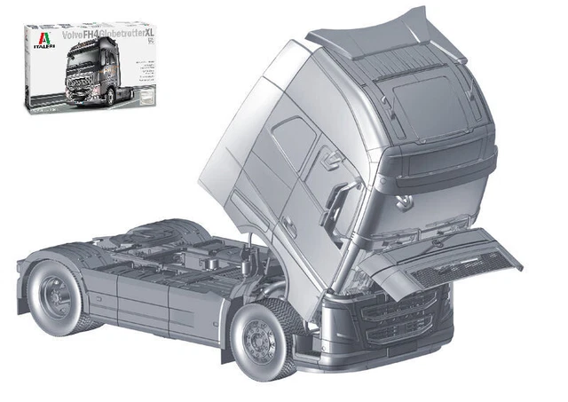MODELLAUTO LKW MODELLBAU model kit bausatz Truck Italeri Volvo FH16 ...