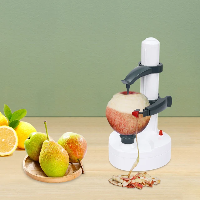 ELECTRIC FRUIT PEELER Potato Apple Peeling Machine 3 Blades £13.54 ...