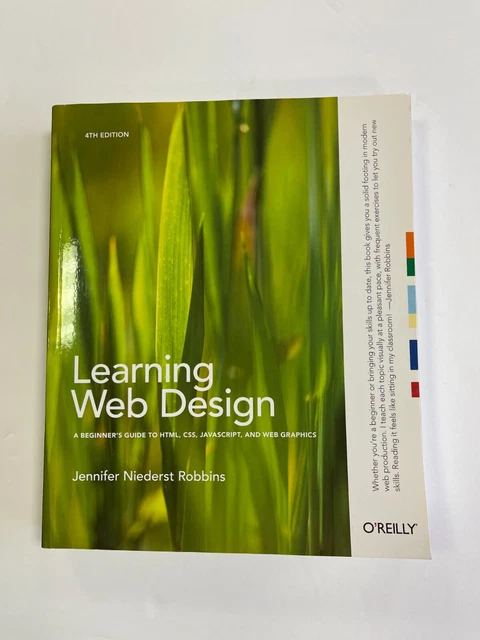 LEARNING WEB DESIGN : A Beginner's Guide to HTML, CSS, JavaScript, and ...