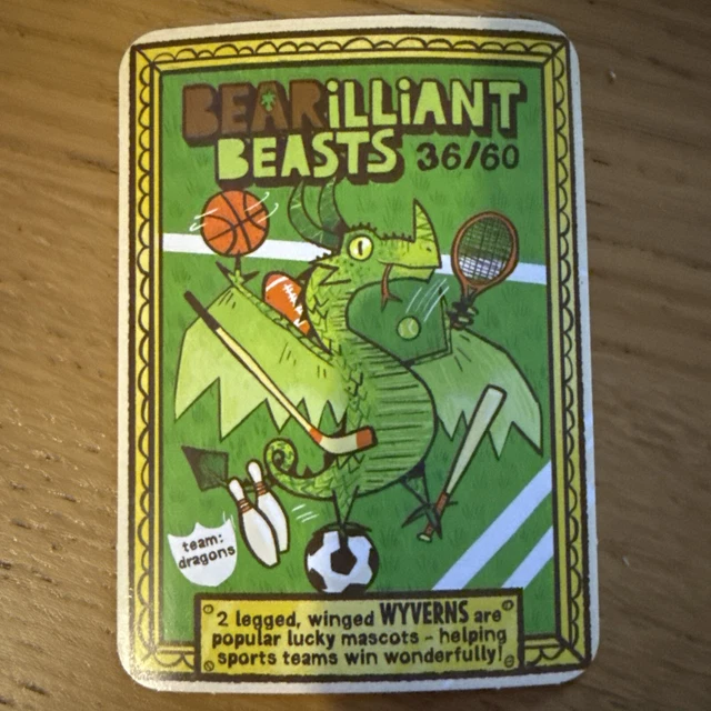 YOYO BEAR 'BEARILLIANT Beasts' Cards £2.28 - PicClick UK