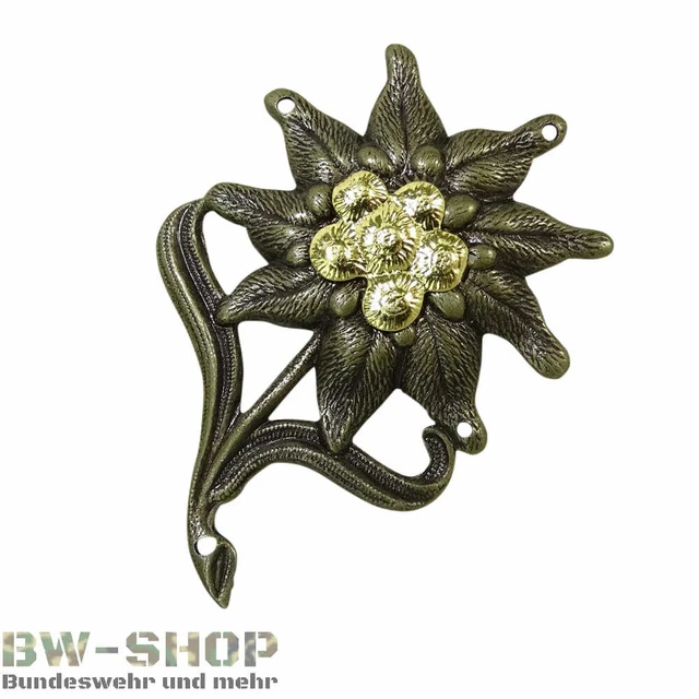 BUNDESWEHR BW UNIFORM Mützen Abzeichen 1. Gebirgs Division Edelweiß ...