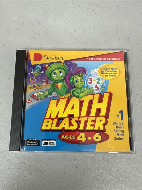 MATH BLASTER AGES 4-6 $10.00 - PicClick