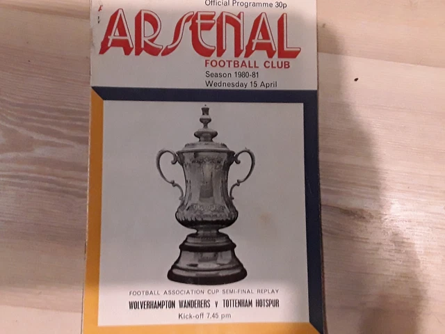 FA CUP SEMI Final Programmes x 4 From 1970s & 1980s £1.60 - PicClick UK