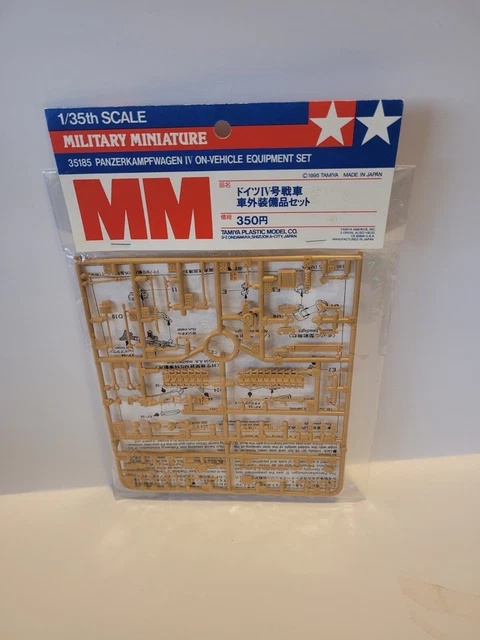 TAMIYA 1/35 PANZERKAMPFWAGEN IV On-Vehicle Equipment Set #35185 EUR 6 ...