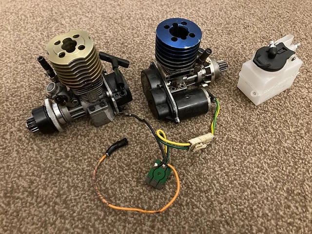 MOTORE HPI NITRO con Pull Start e Kyosho con Avviamento Elettrico e ...