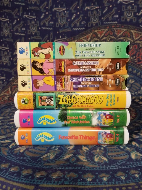 PBS KIDS VHS Lot - Teletubbies, Zoboomafoo, Book of Virtues $8.28 ...