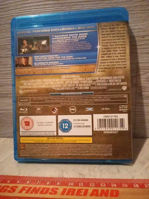 CLASH OF THE Titans Blu-ray (2010) Sam Worthington, Leterrier (DIR) cert 12 £3.65 - PicClick UK