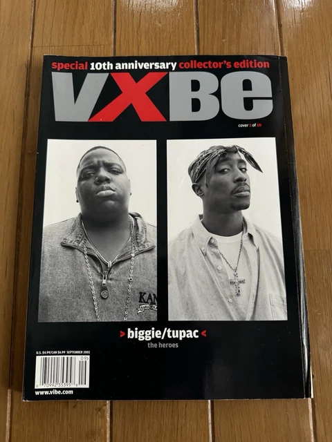 VIBE MAGAZINE SEPTEMBER 2003 10th Anniversary Biggie/Tupac £118.58 ...