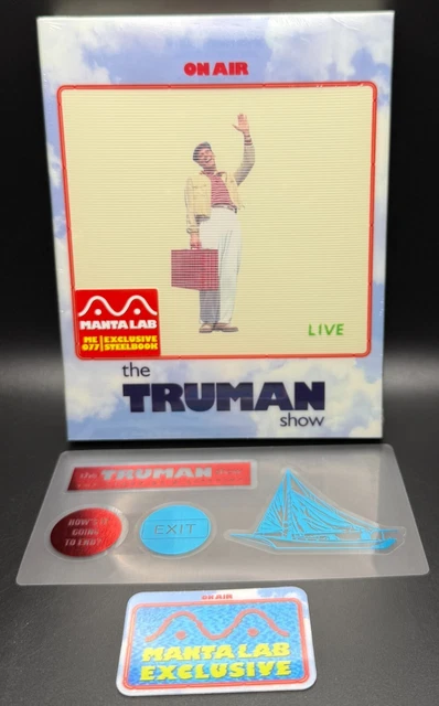 THE TRUMAN SHOW Manta Lab 4K Uhd Bluray Pet Fullslip Steelbook *New ...