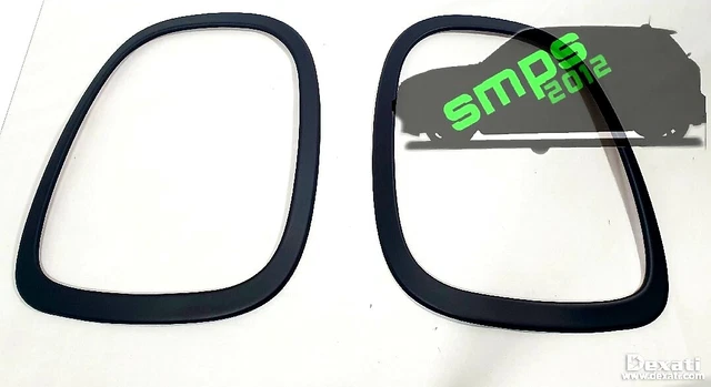 MINI GEN 3 Cooper S JCW F56 rear tail light covers Super Matt Black ...