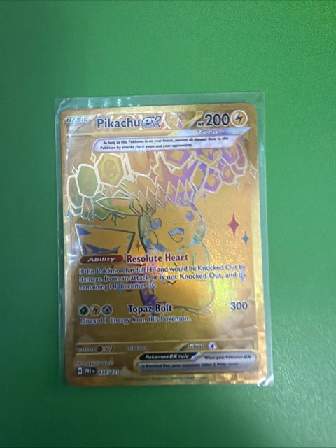 POKÉMON PIKACHU TCG Prismatic Evolutions Hyper Rare Gold Card 179/131 £ ...