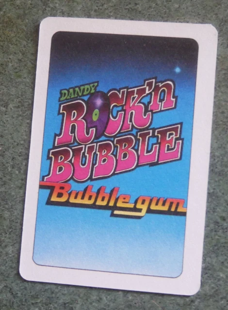 1987 DANDY MICK Jagger Tina Turner Original Rock N Bubble Ace Bubble ...